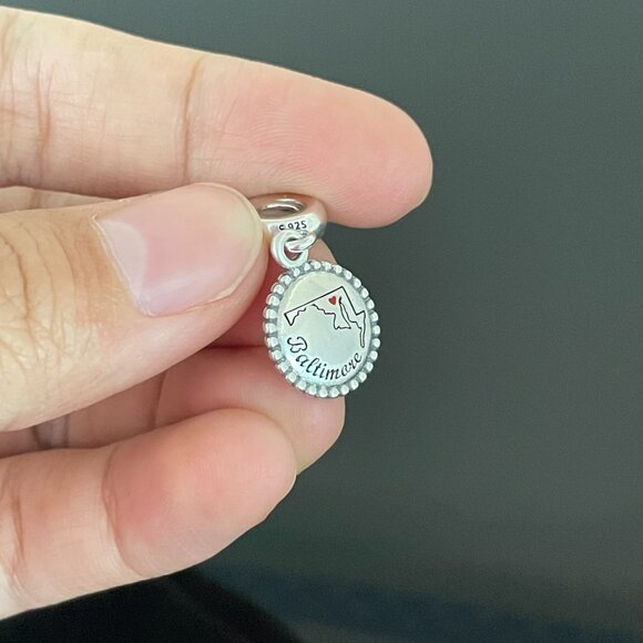 Pandora | Other | Pandora Baltimore Map Exclusive Charm Dangle Charm ...